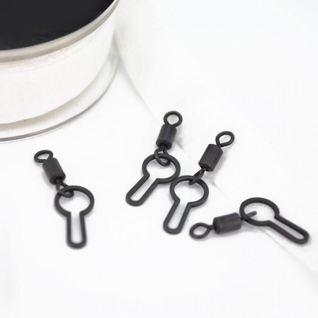 20Pcs Quick Change Ring PVA Bag Hanging Swivel Clips Carp Fishing ...