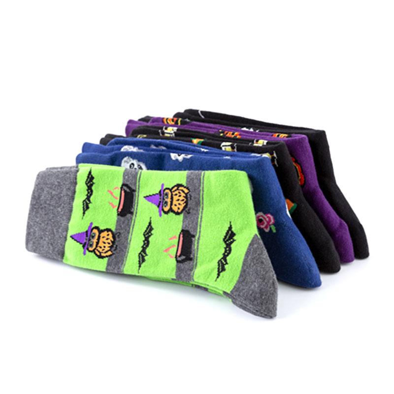 Buy Popular Cotton Socks Sweat Breathable Personality Bat Middle Tube ...