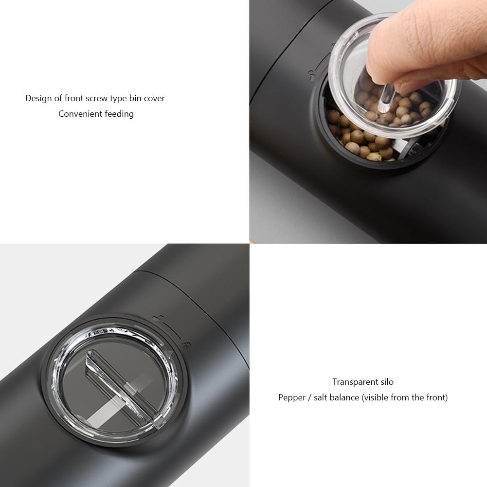 Buy Electric Pepper Mill Cooking Utensils Automatic Pepper Grinding ...