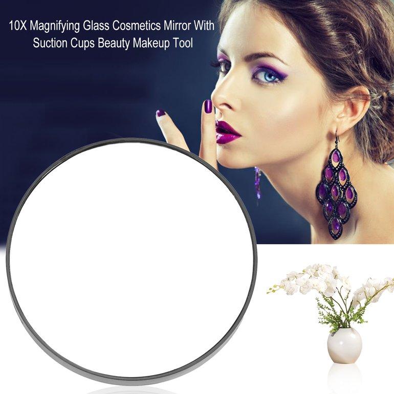 Buy Zao Ren Jduhf 10X Magnifying Glass Cosmetics Mirror With Suction ...