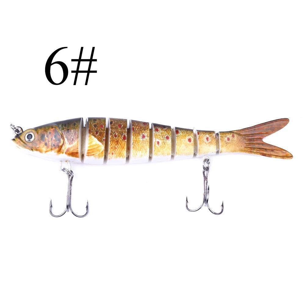 Buy Sinking Wobblers Fishing Lures Jointed Crankbait Swimbait 8 Segment ...