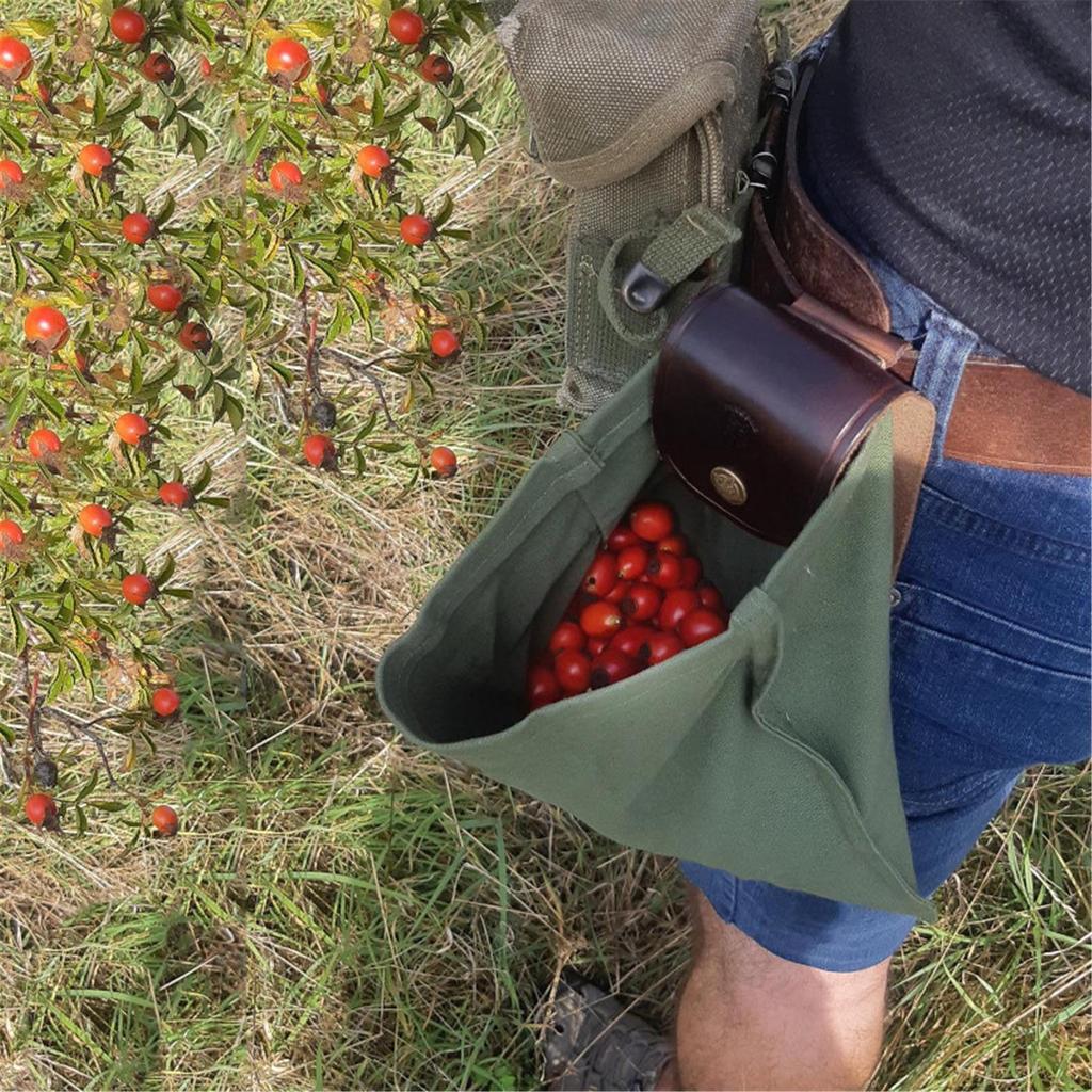 Buy Camping Outdoor Foraging Bag Fruit Picking Bag Waist Hanging Tool ...
