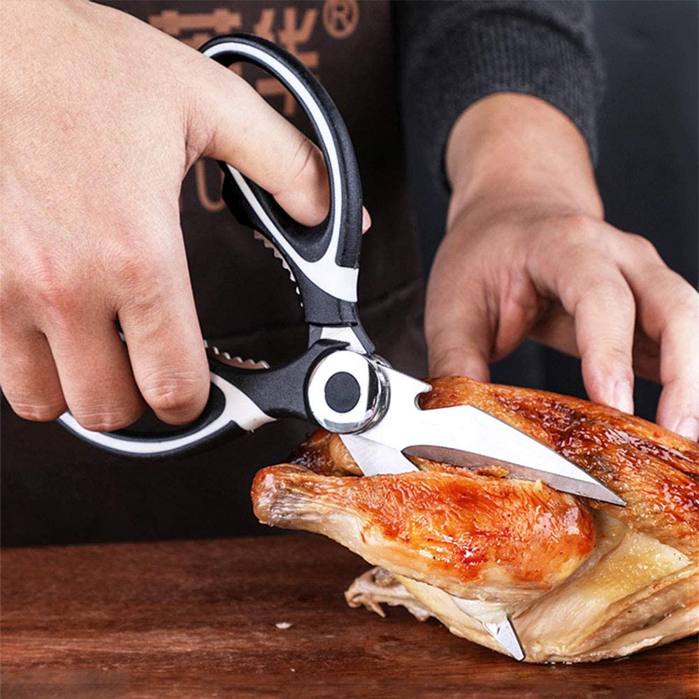 Buy Heavy Duty Multipurpose Kitchen Scissors Sharp Stainless Steel ...