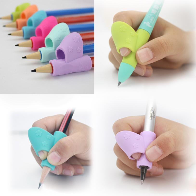 Buy 1PC Random Color Kids Children Pencil Holder Writing Aid Grip ...