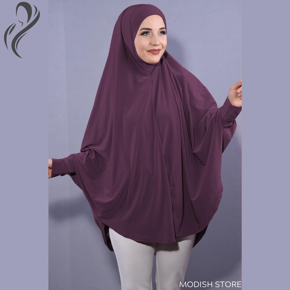Cheap Hijab With Veil Muslim Hijabs Jilbab for Muslim Women Neck Scarf ...