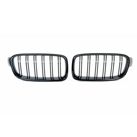 1Pair Front Grilles Grills Matte Black 51130054493 51130054494 ...