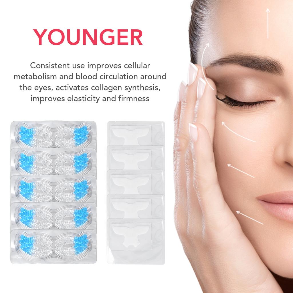 Buy 5pcs Soothing Eye Mask Patch for Dark Circle Fine Line 5pcs Frown ...