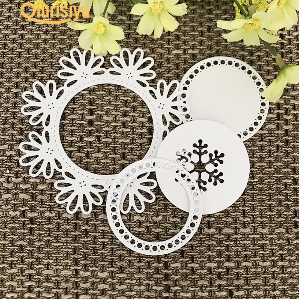 Buy Snowflake Metal Cutting Dies Handmade Scrapbooking Paper Cards ...