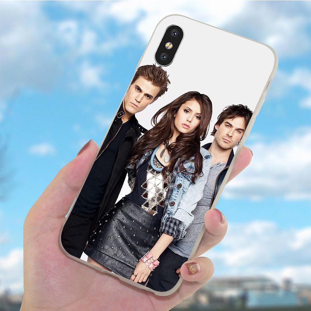 Buy The Vampire Diaries Phone Cover for iPhone X Case 6 6S XR Xs Max 8 ...