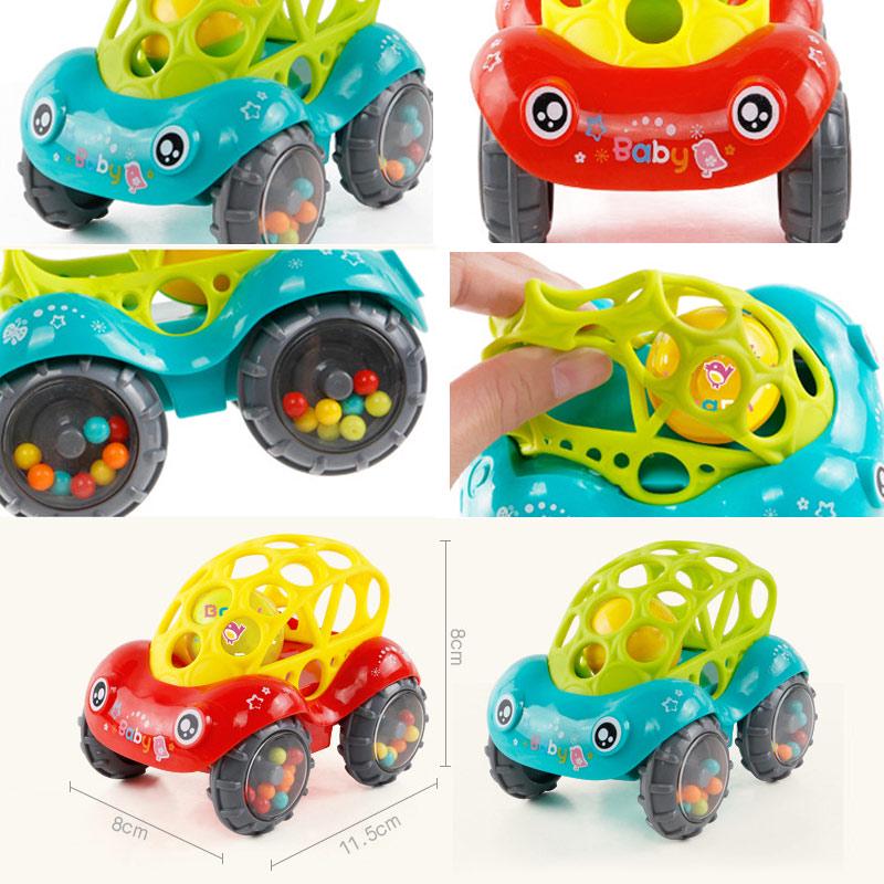 Buy Rattle Toy Cars Children Cartoon Car Roll Mini Kids Toy Vehicles ...