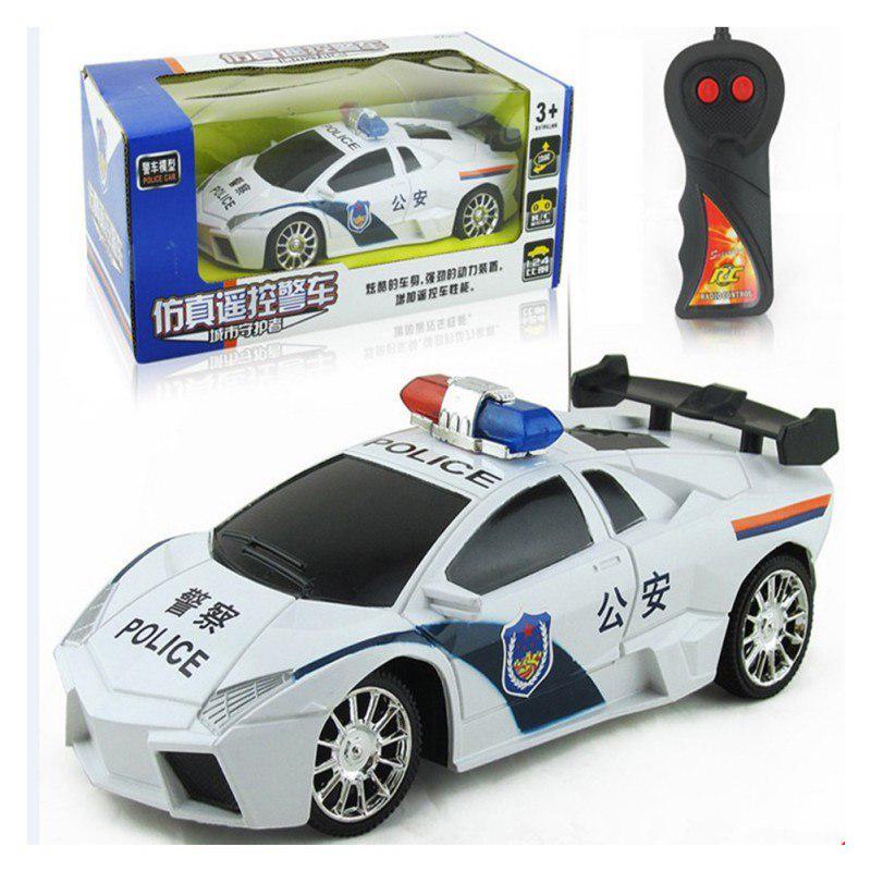 Cheap 1:24 Model Electric Police RC Cars 2 channels Remote Control Car ...