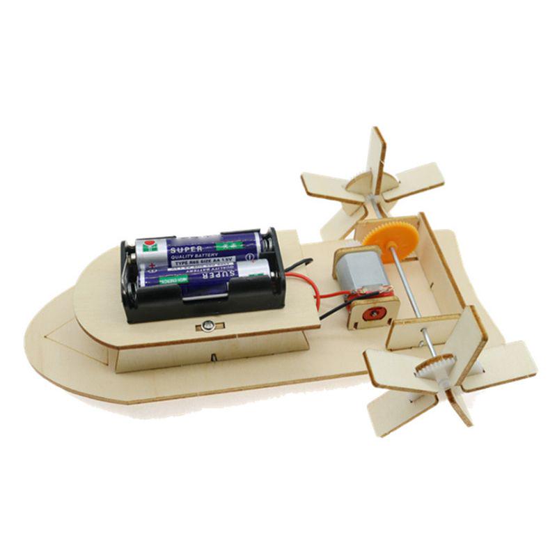 Buy DIY Assemble Electric Paddle Boat Kids Science Experiment Material ...