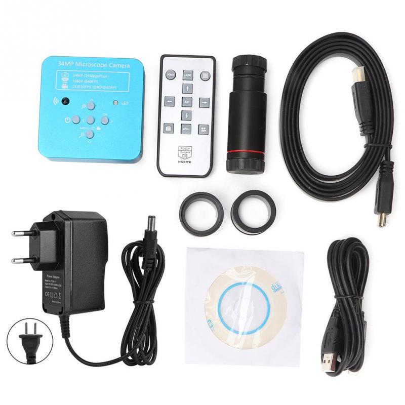 34MP Digital Microscope Industrial Microscope Camera 100-240V-buy at a ...
