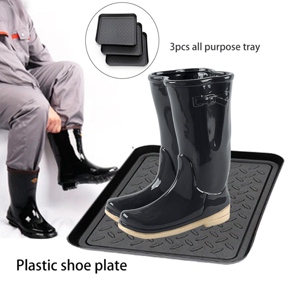 Buy Multi-Purpose Boot Tray Drying Mat Plastic Pet Feeding Tray Seed ...