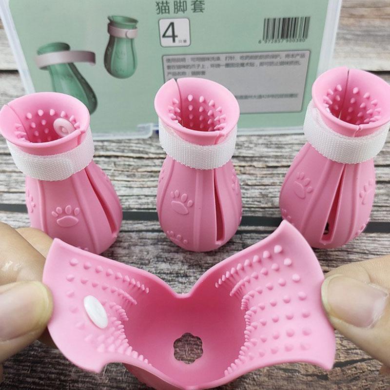 Buy Popular Pet Foot Covers Cat Bathing Foot Covers Anti-scratch Pet ...