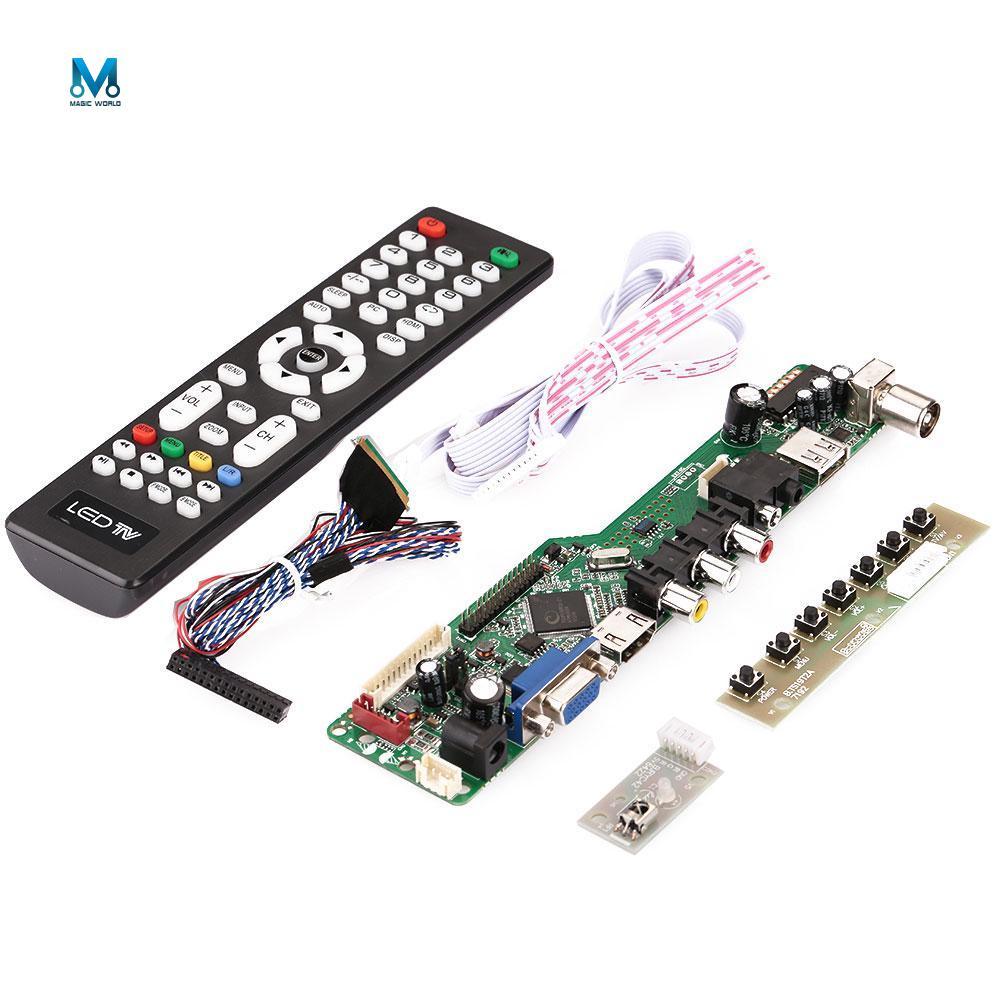 HDMI VGA AV USB Audio LCD Controller Board Module Support 1920x1080-buy ...