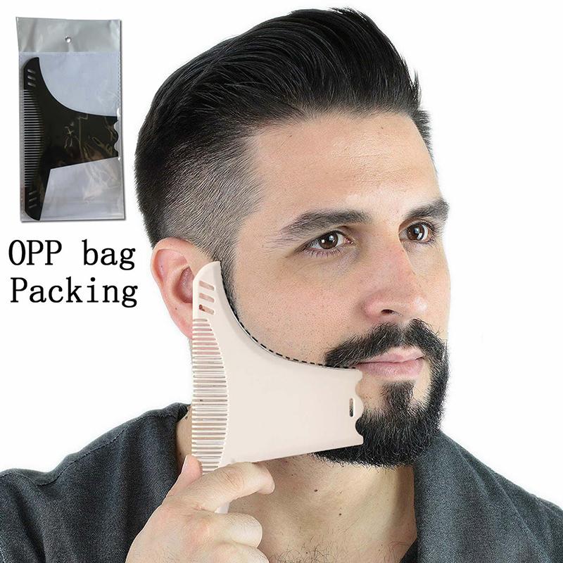 Buy 1Pcs Men Beard Shaping Trim Comb Template Comb Men'S Beard Comb ...