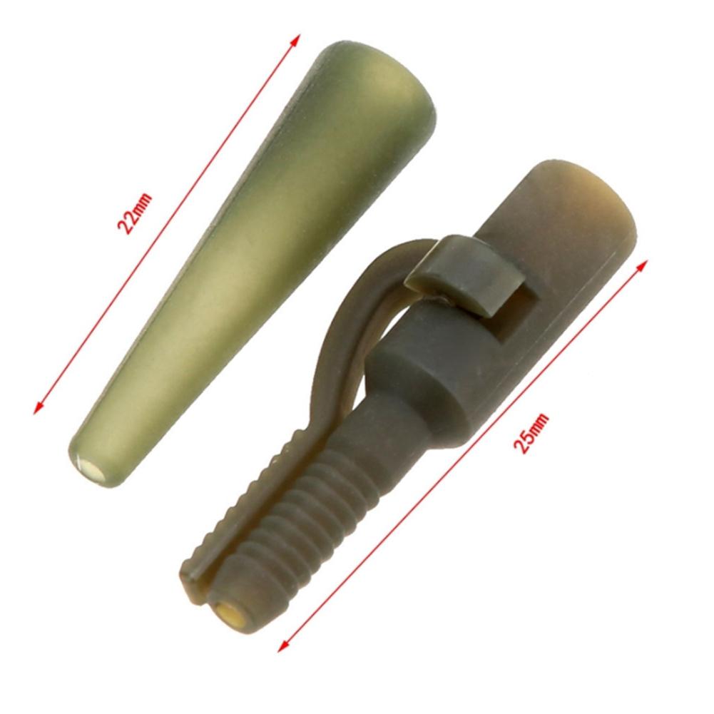 Cheap 100Pcs/Sets Fishing Terminal Tackle Safety Lead Clips with Pins ...