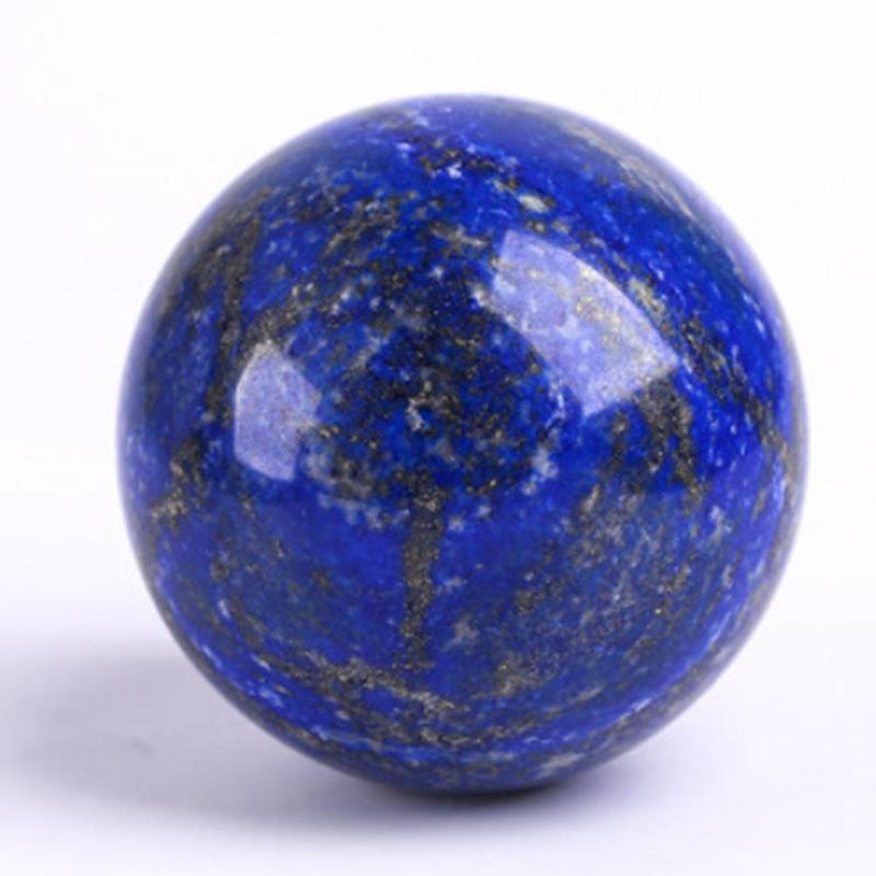 Buy Natural 20mm Blue Lapis Lazuli Crystal Quartz Sphere Ball Healing ...
