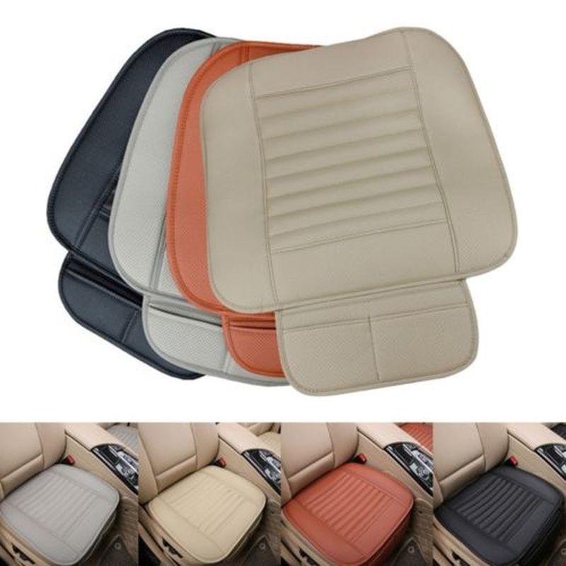 Buy Breathable PU Leather Bamboo Car Seat Cover Pad Mat for Auto Chair ...