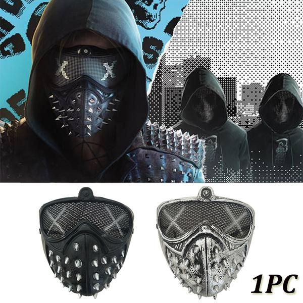 Buy 1PC Steampunk Rivet Mask Scary Horror Half Face Mask for Masquerade ...