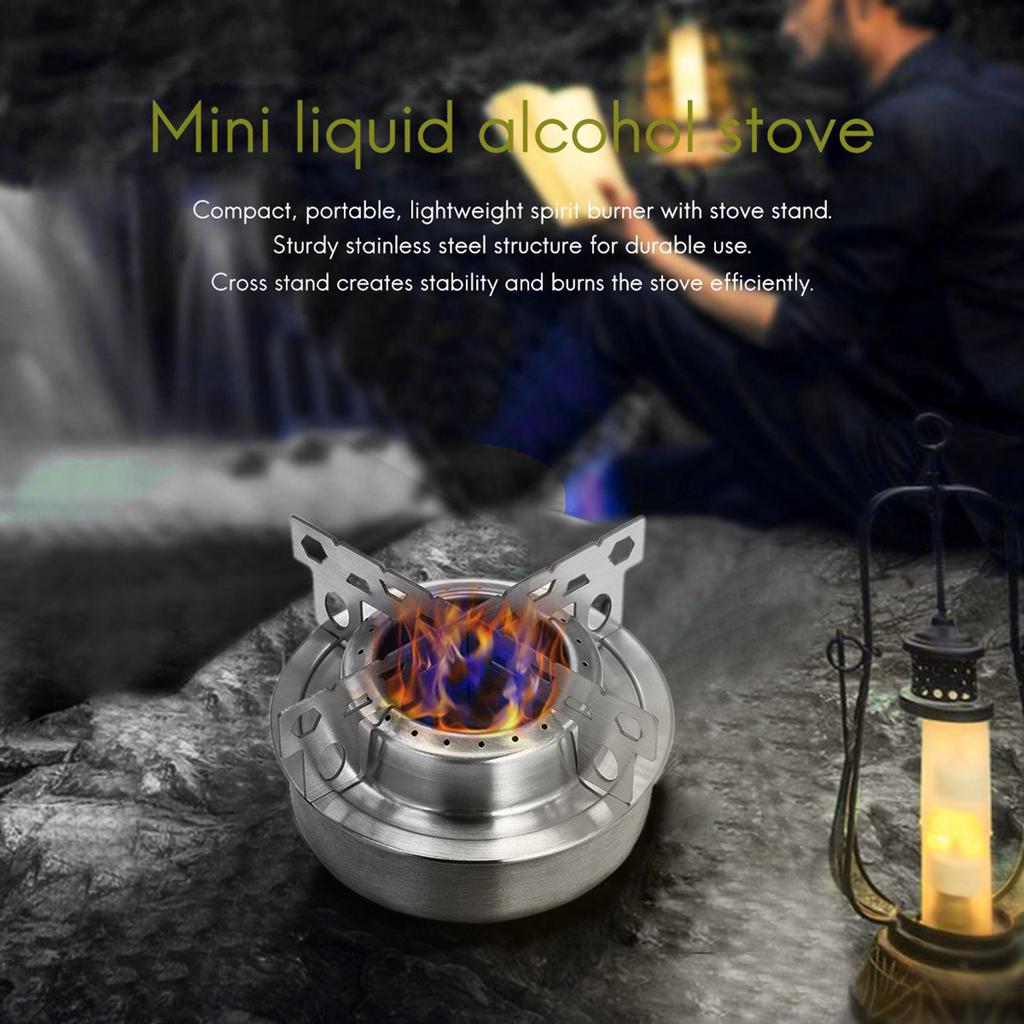 Satın alın Outdoor Alcohol Stove and Rack Combo Set Mini Portable ...