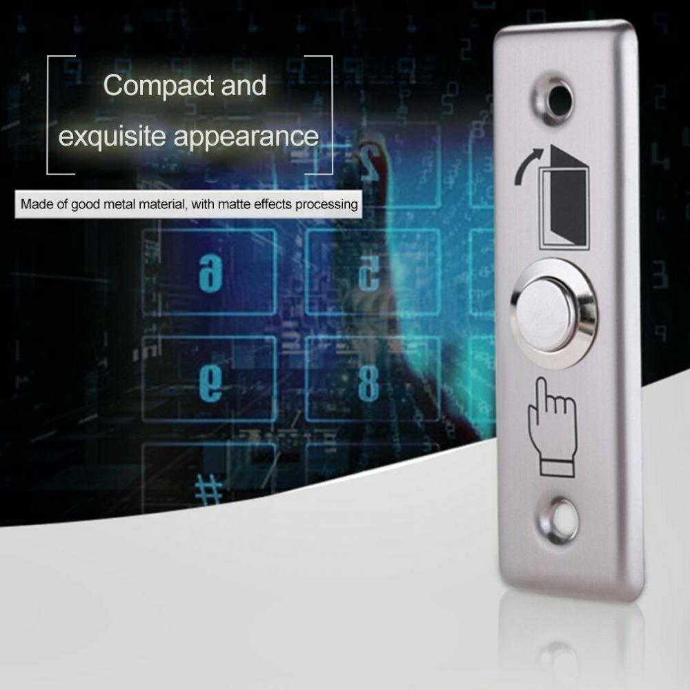 Buy Stainless Steel Door Exit Push Release Button Switch For Access Control at affordable prices ...