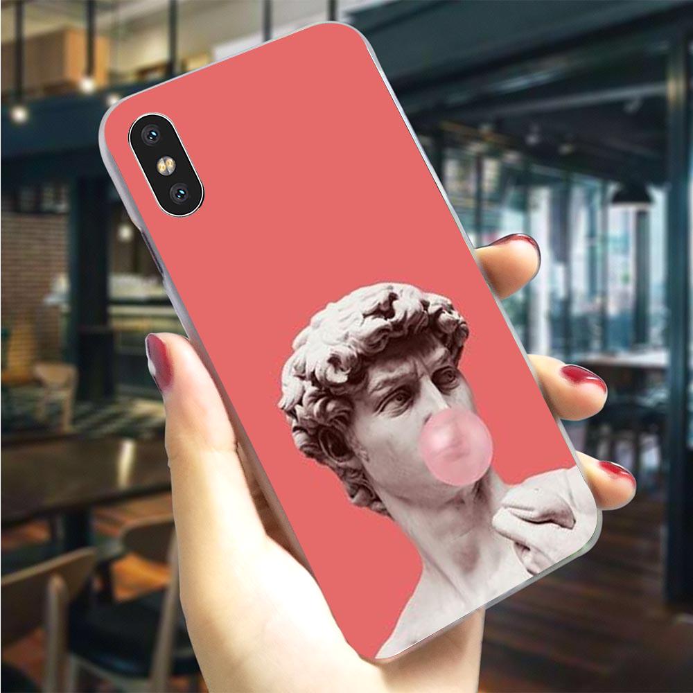 Vintage Plaster Statue Phone Case for Samsung Galaxy A50 A70 A3 2018 A5 ...