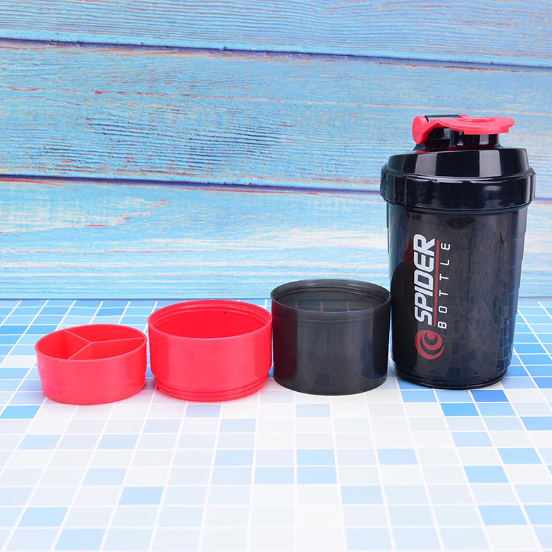 Buy 1Pc Pp5 Food Grade Plastic Mixing Bottle Fitness Protein Shaker ...