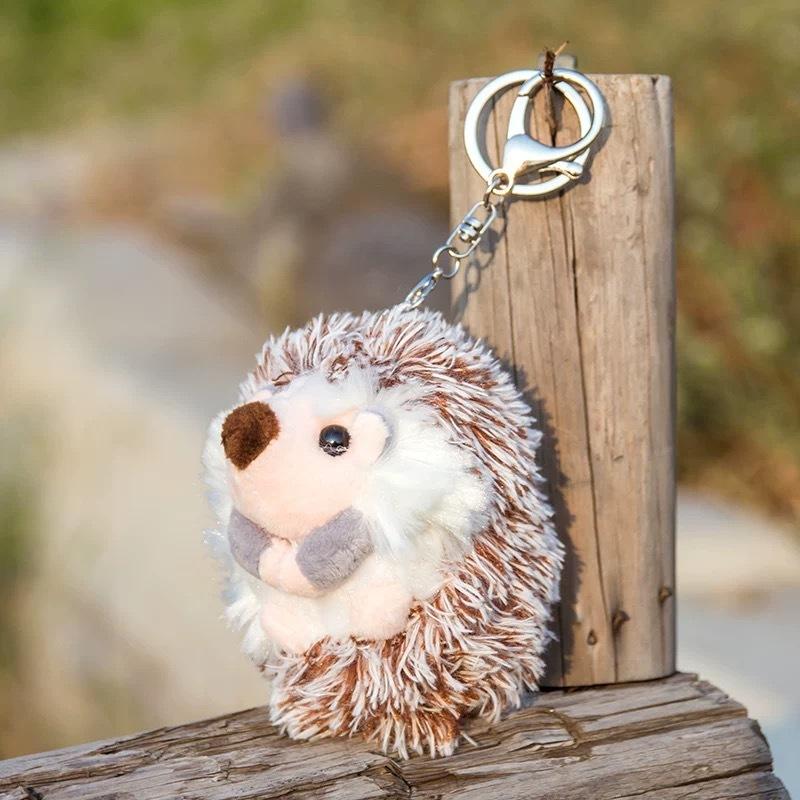 Cute Plush Hedgehog Toy Small Pendant Creative Mini Soft Stuffed Animal ...