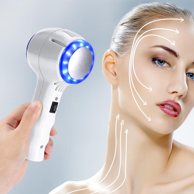 Buy Hot & Cold Hammer Facial Skin Lift Anti Aging Blue Photon Therapy ...