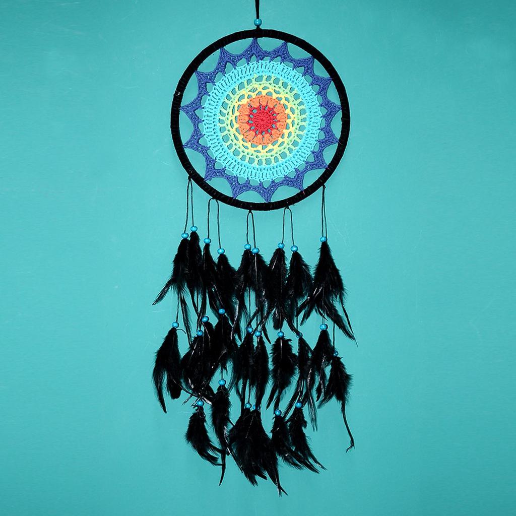 Buy Hanging Rainbow Mixed Braided Dreamnet For Car Kids Bed Room Wall ...