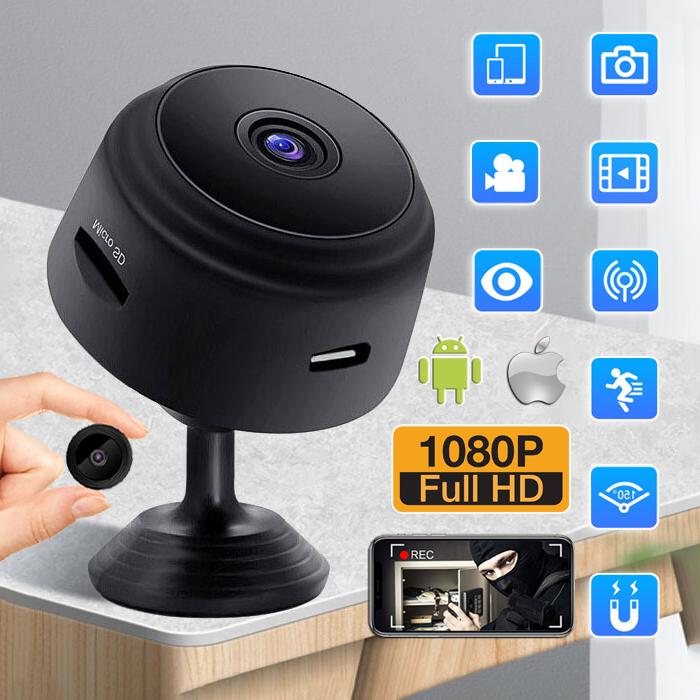 Buy 1080P HD A9 Mini Camera Wireless WiFi IP Network Monitor Security ...