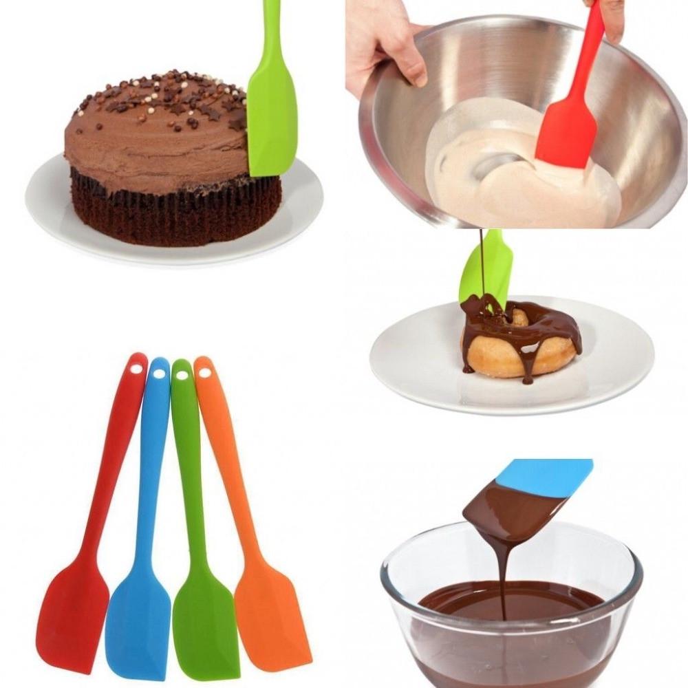 Portable Flexible Silicone Spatulas Cake Spatula Scraping Baking ...