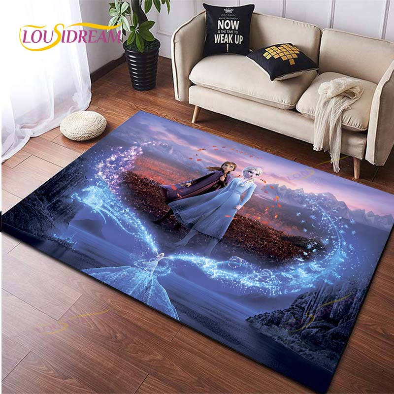 Buy 3D Printing Rug for Kitchen Doormat Bedroom Anime Frozen Carpets ...