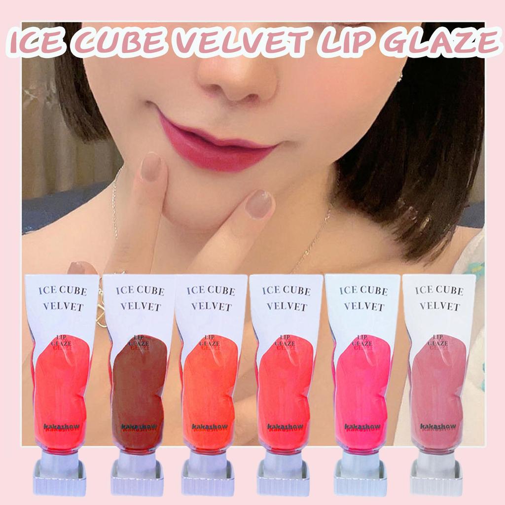 Buy Velvet Lip Glaze Paste Liquid Lipstick Matte Long Lasting Lip Tint ...