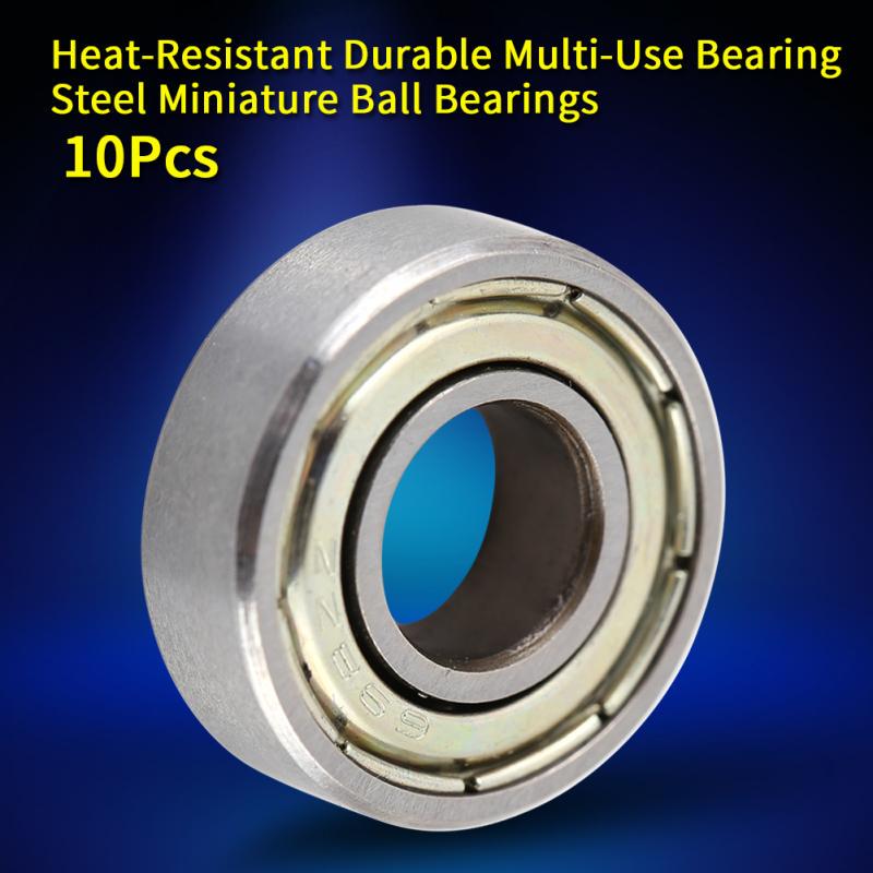 Buy 10 Pcs Heat-Resistant Multi-Use Bearing Steel Miniature 698ZZ Ball ...