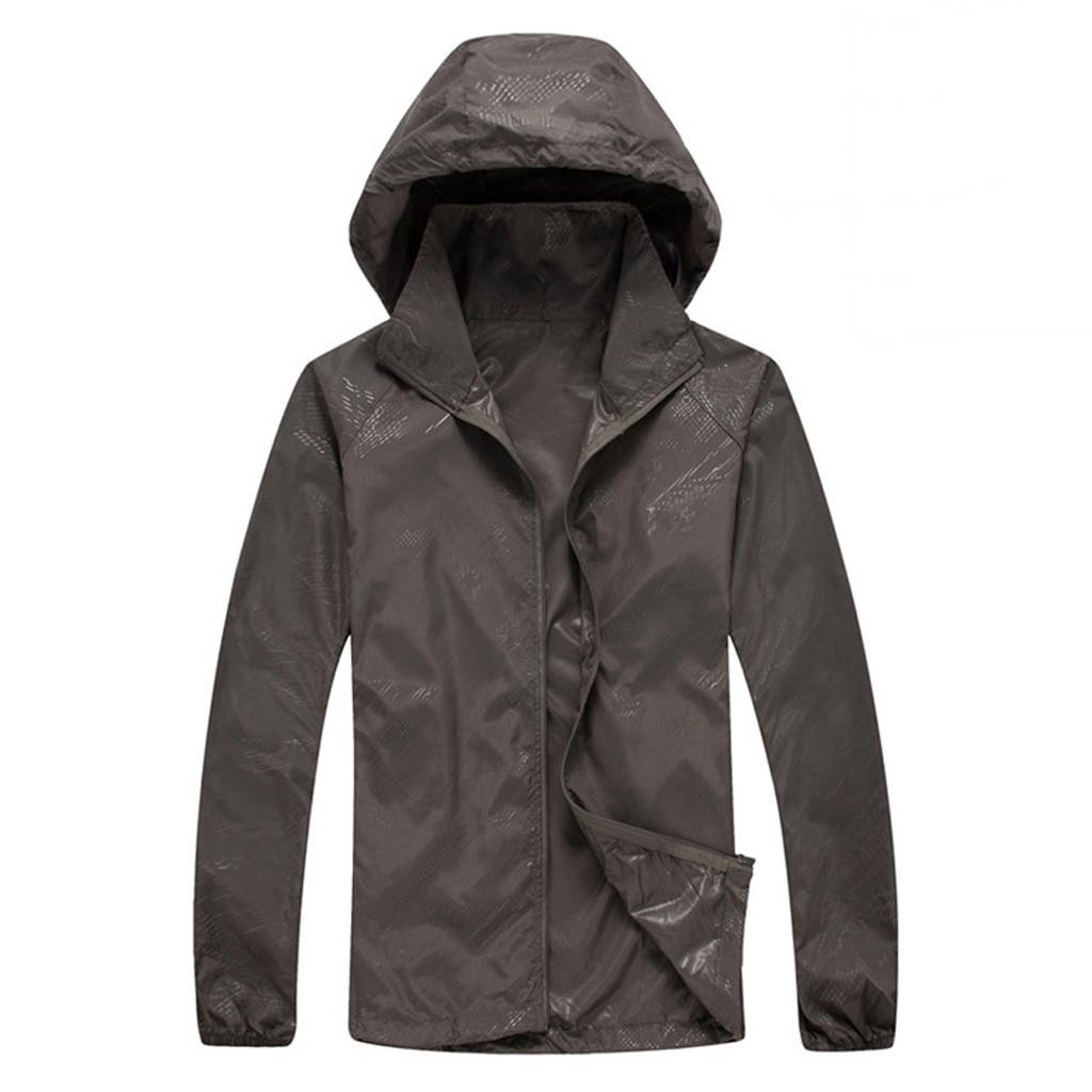 Buy Ultra-Light Rainproof Windbreaker Top Men's Women Casual Jackets ...