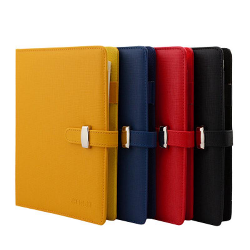 B5/A5/A6/A7 Bussiness Soft Leather Notebook Agenda Planner Organizer ...