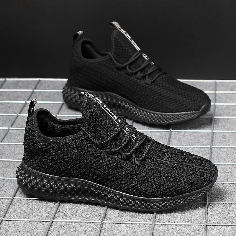 Buy Men Sneakers Soft Bottom Non Slip Sneaker Mesh Breatable ...