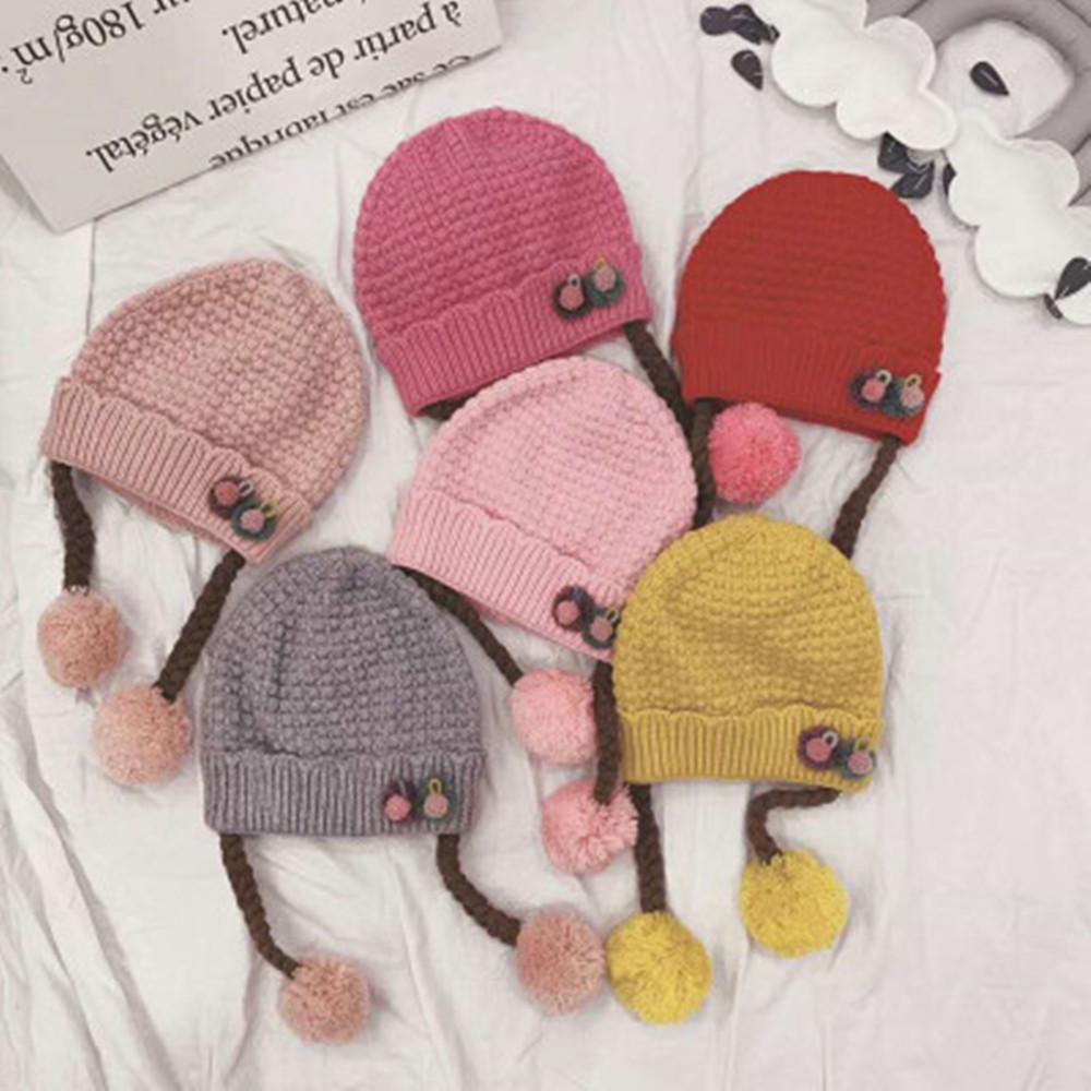 Buy Women Wool Warm Soft Caps Hats Knitted at affordable prices — free ...