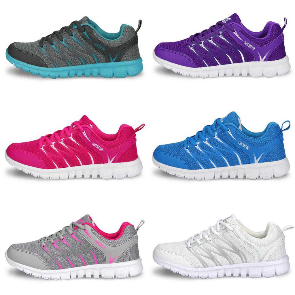 Damen Sportliche Atmungsaktive Sneaker Sportliche Freizeit Laufschuhe ...