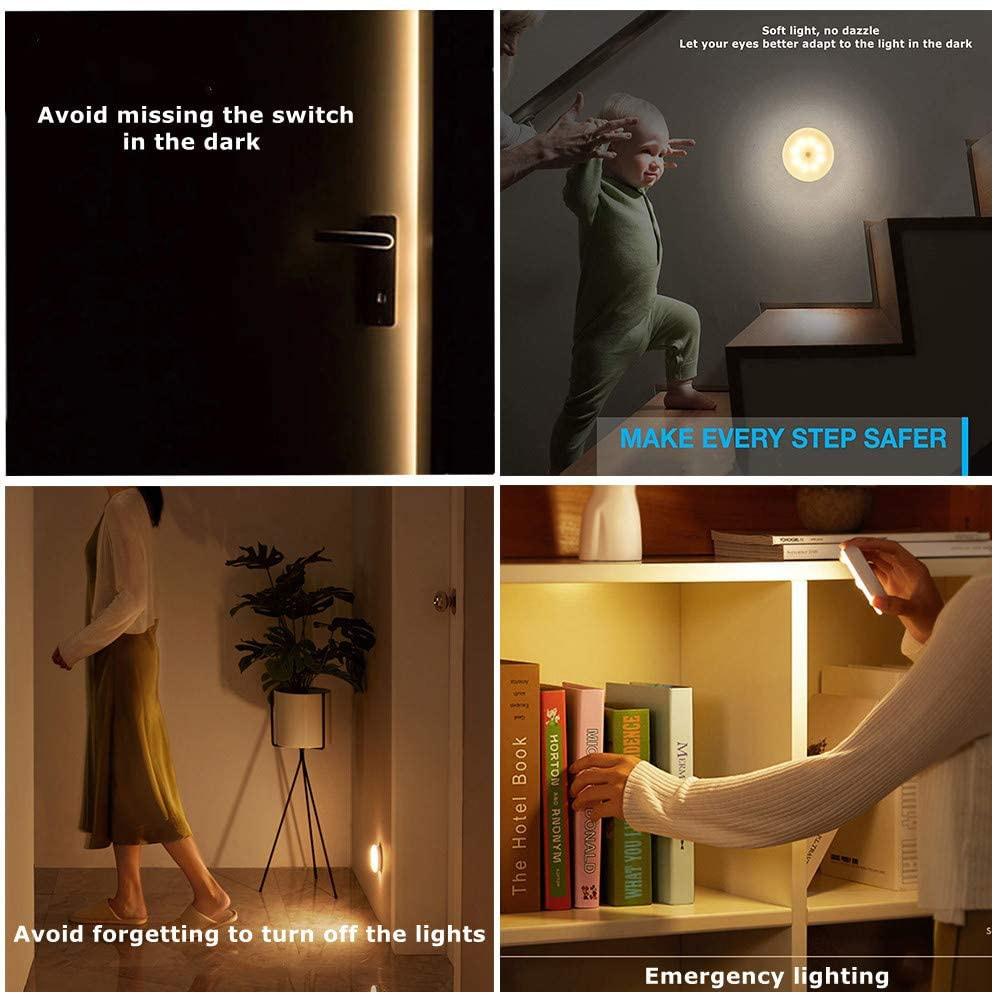 Buy 6 Leds RIP Night Lights Motion Sensor Lamp for Children's Bedroom ...