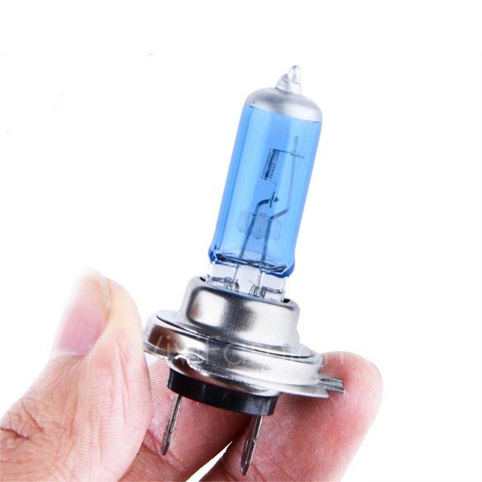 Buy 2 Pcs H7 XENON HALOGEN BULB 5000K Car Super Xenon Warm White Bulbs ...