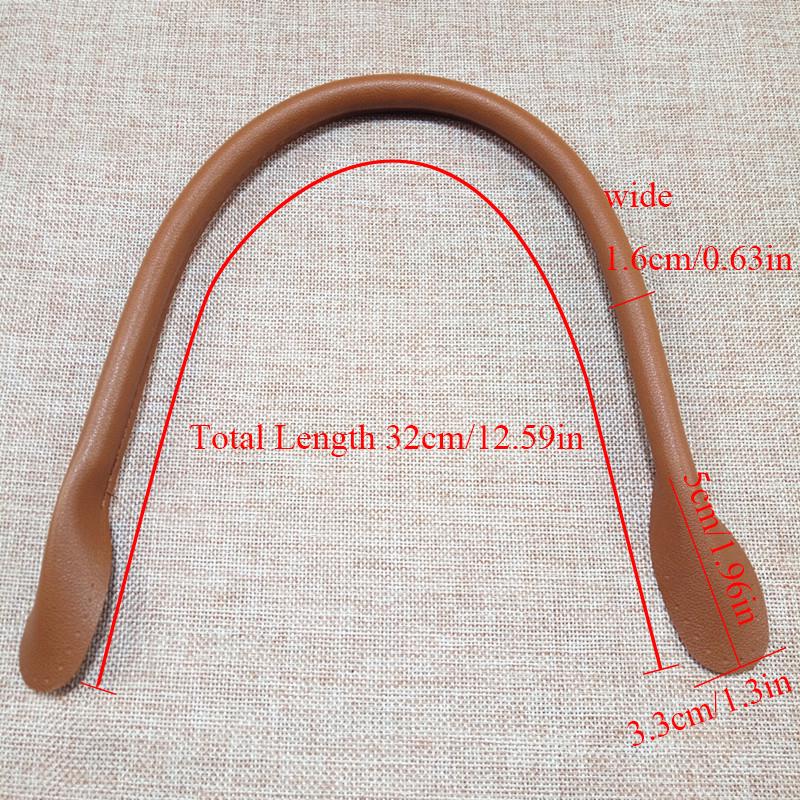 Buy 1Pair Sewing Craft Leather Handles Bag Handles Belt Short Straps ...