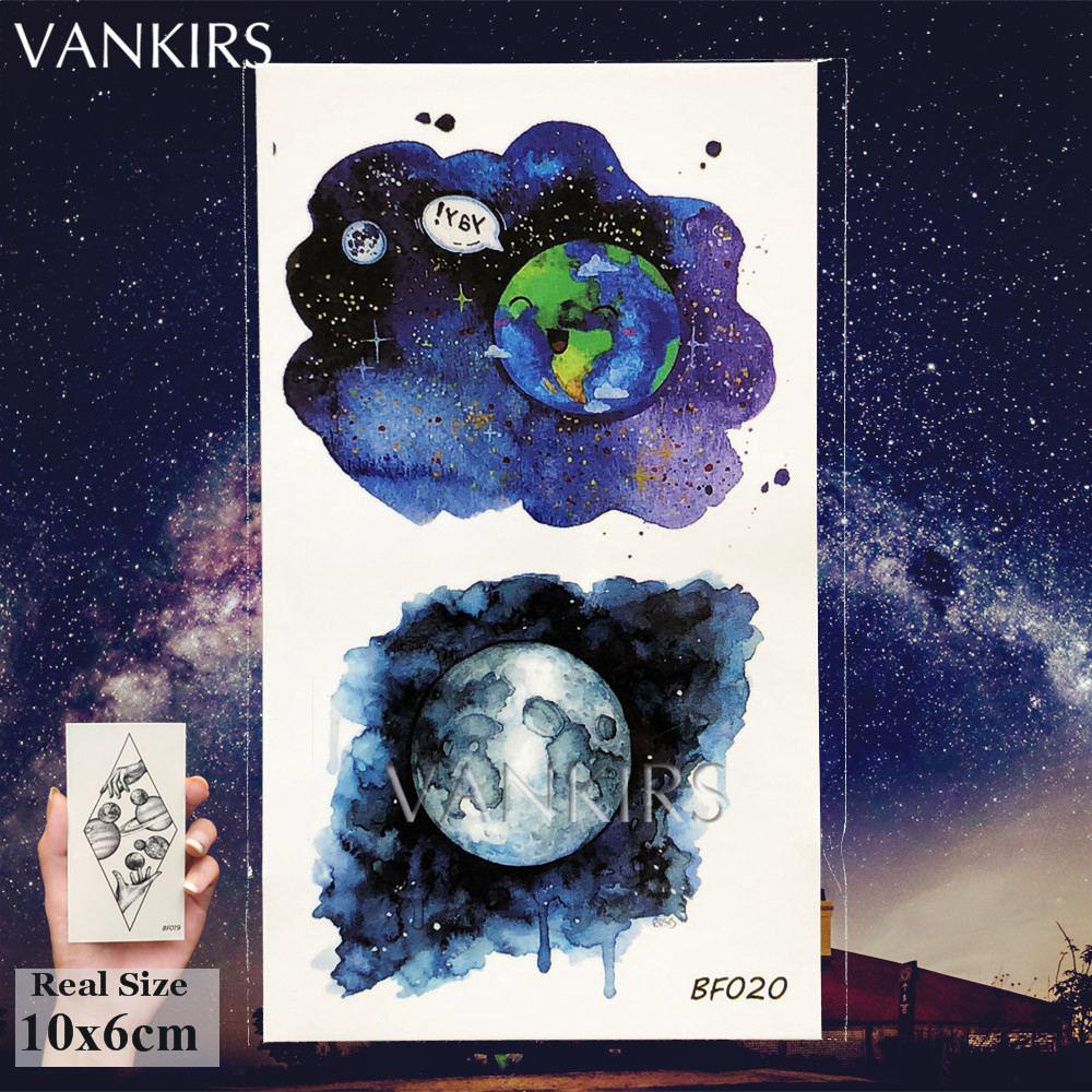 Buy 12 Pieces/Lot Starry Sky Fake Temporary Tattoos Small Star Sticker ...