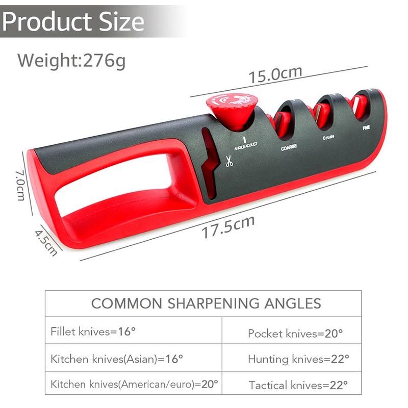 Satın alın Orange Ninja Knife Sharpeners-5 Adjustable Sharpening Angle ...