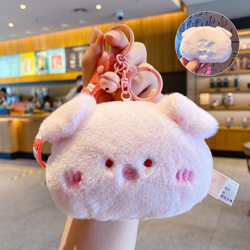Backpack Pendant Headphone Key Bag Keychain Plush Key Ring Plush Doll ...