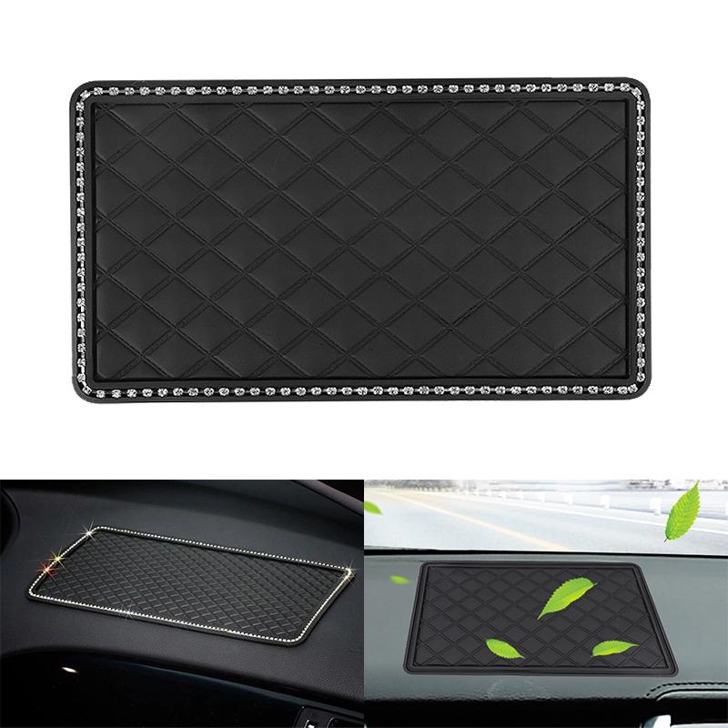 1PC Automobile Silicone Car Sticky Slip Mat Pad GPS Phone Crystal ...