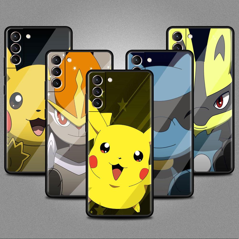 Buy Pokemon Case For Samsung Galaxy S20 S22 S21 FE S10 S9 Plus S8 Note ...